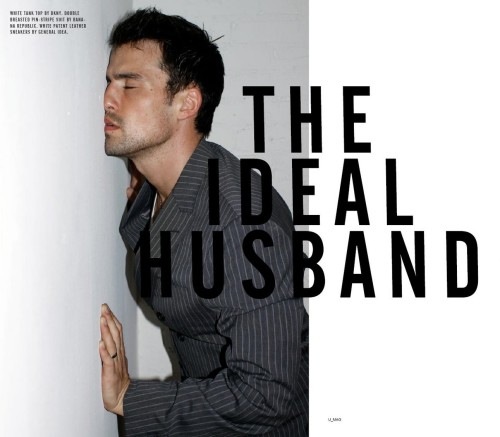 Michael Brager is The Ideal Husband by Joe Lally in U_Mag | Homotography